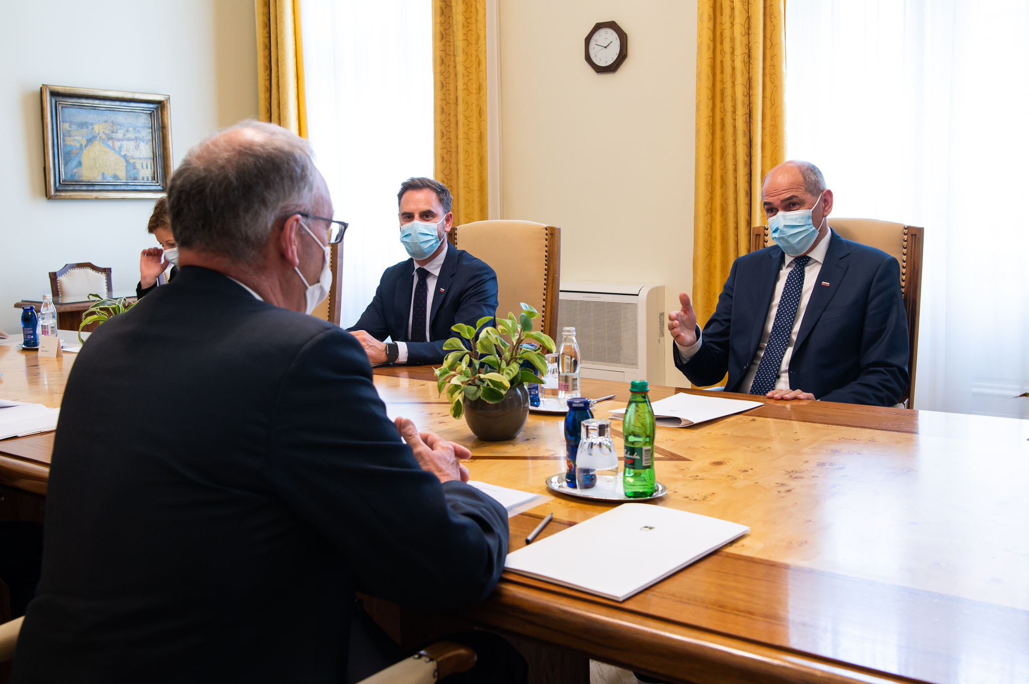 Prime Minister Janez Janša meets with President of the Swiss ...