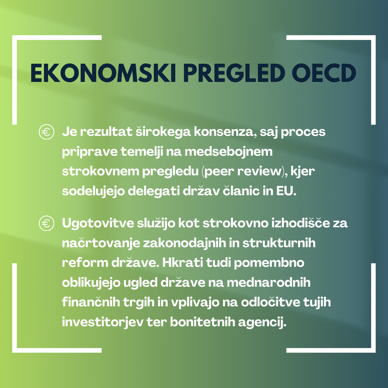 Finančni petek: Ekonomski pregled OECD | GOV.SI