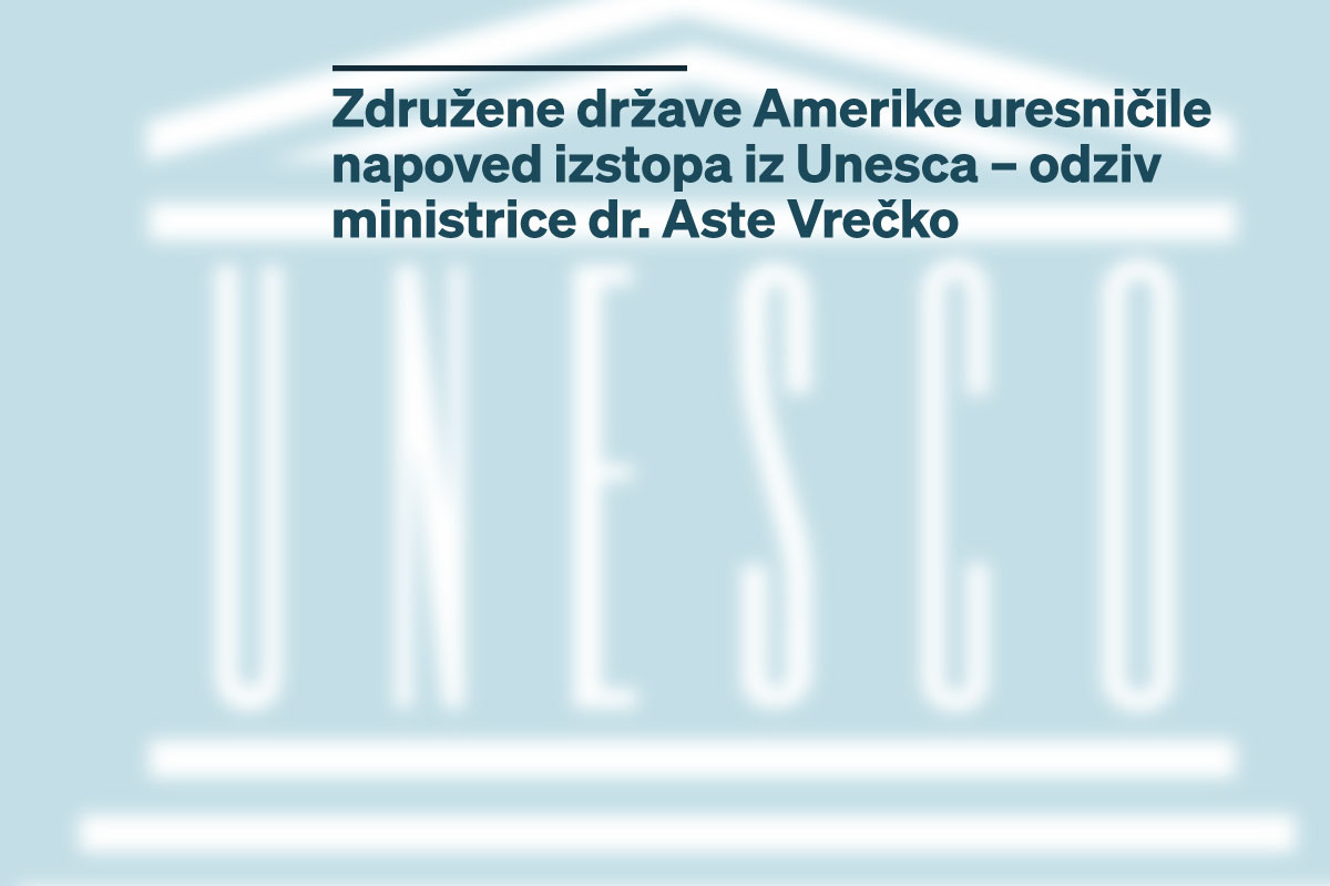 Združene države Amerike uresničile napoved izstopa iz Unesca – odziv ...