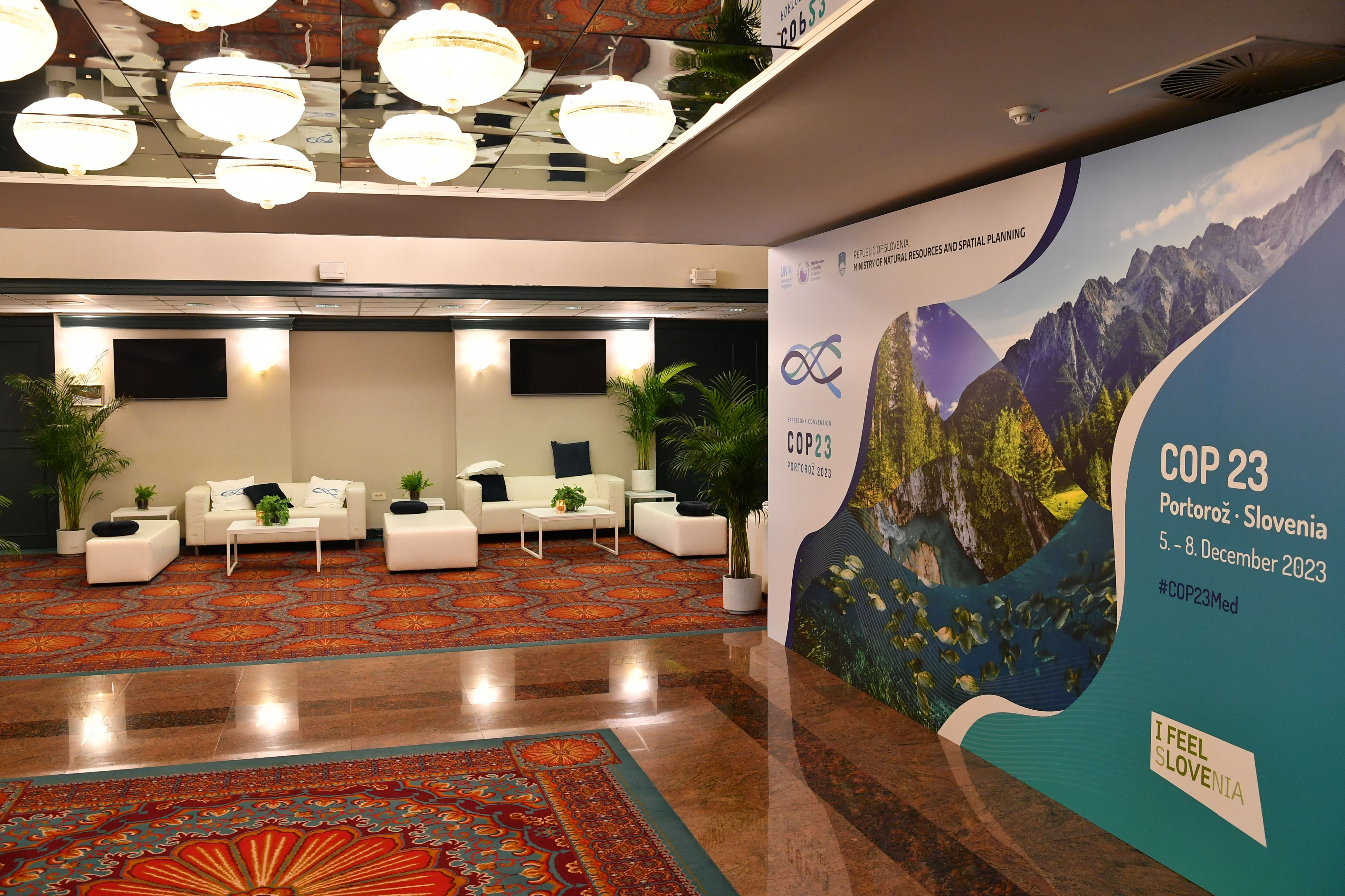 In Portorož, all is prepared for tomorrow's official opening of the ...