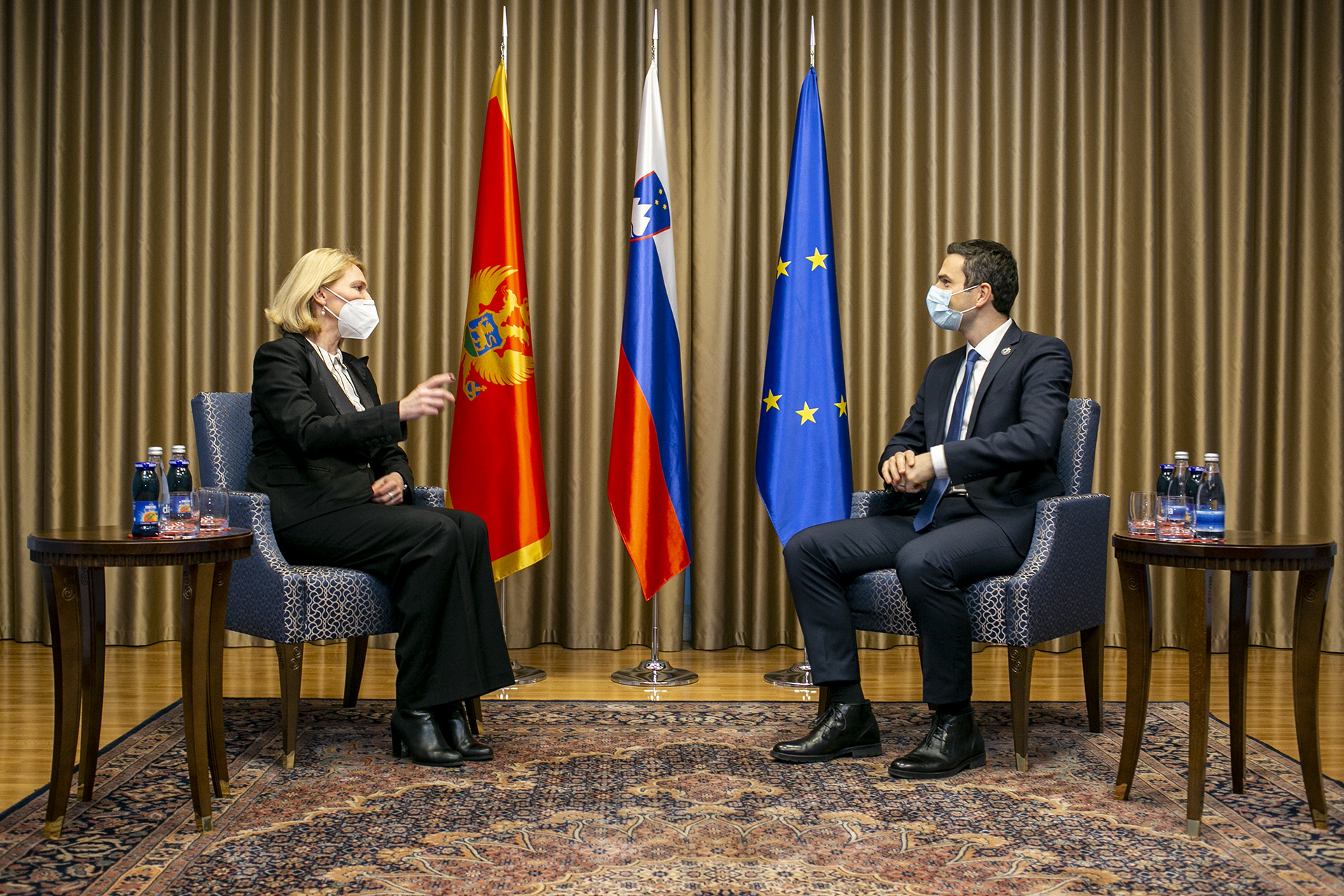 V Sloveniji je na uradnem obisku ministrica za obrambo Črne gore ...