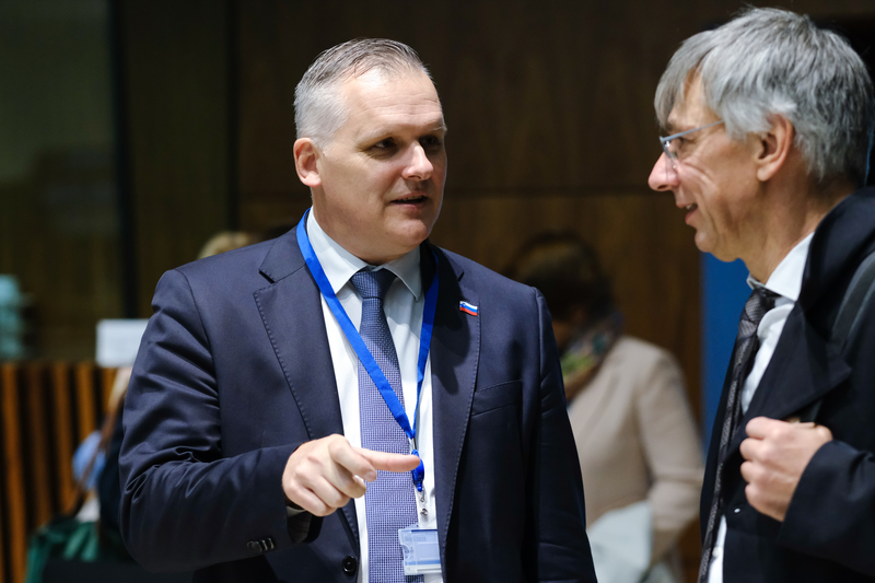 Minister Bojan Kumer na srečanju EU okoljskih in energetskih ministrov ...