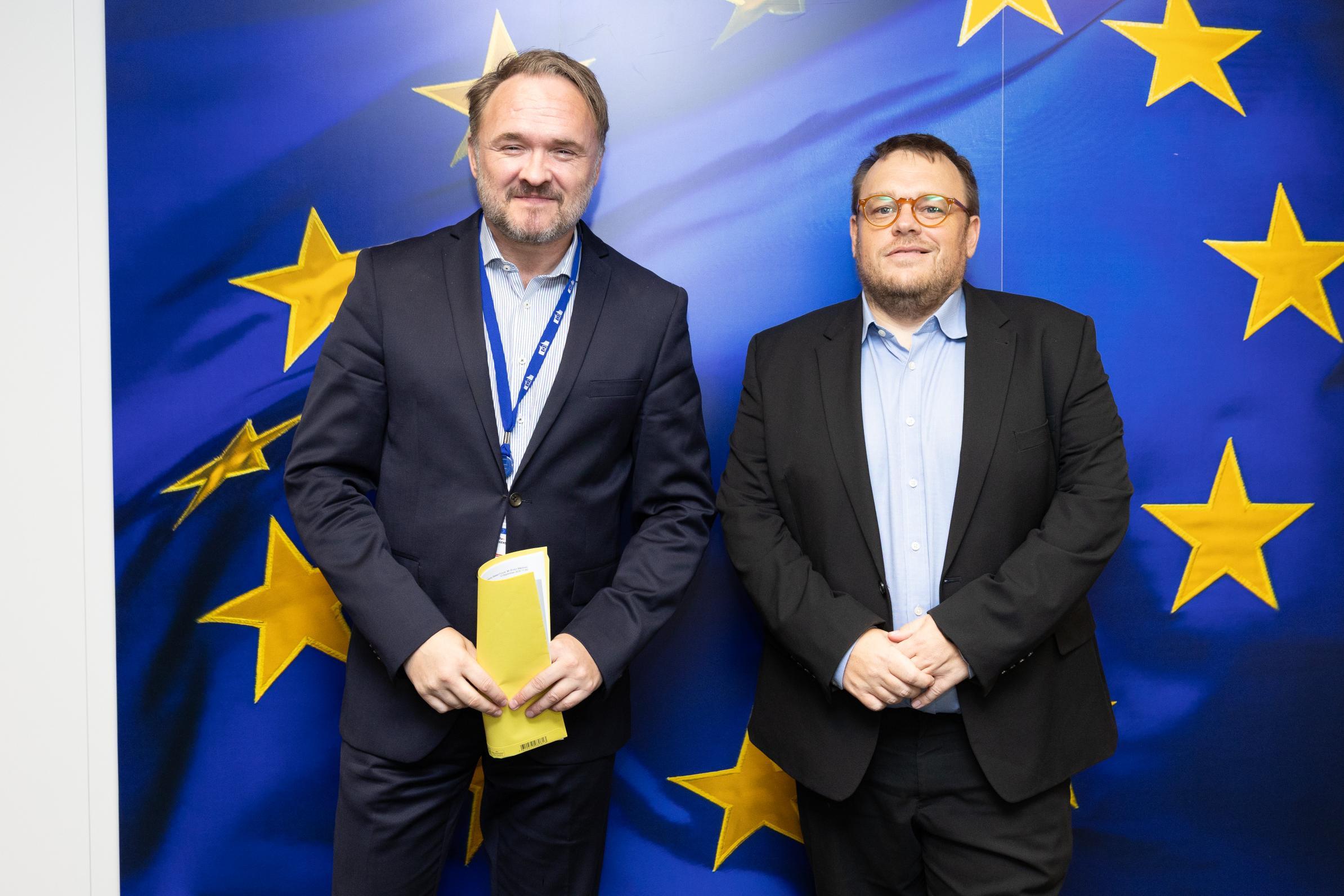 Minister Maljevac na srečanju z evropskim komisarjem Jørgensenom v ...