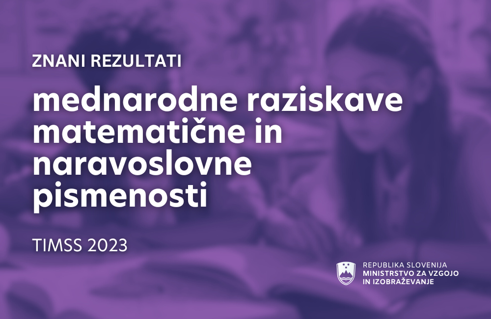 Rezultati Mednarodne raziskave trendov znanja matematike in ...