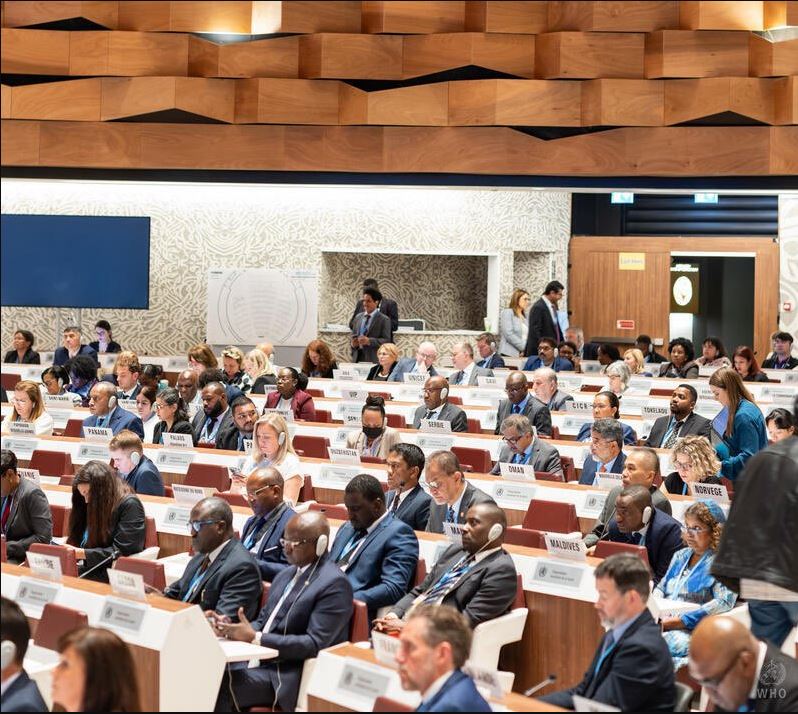 Ministrica za zdravje na 78. zasedanju Generalne skupščine Svetovne zdravstvene organizacije ...