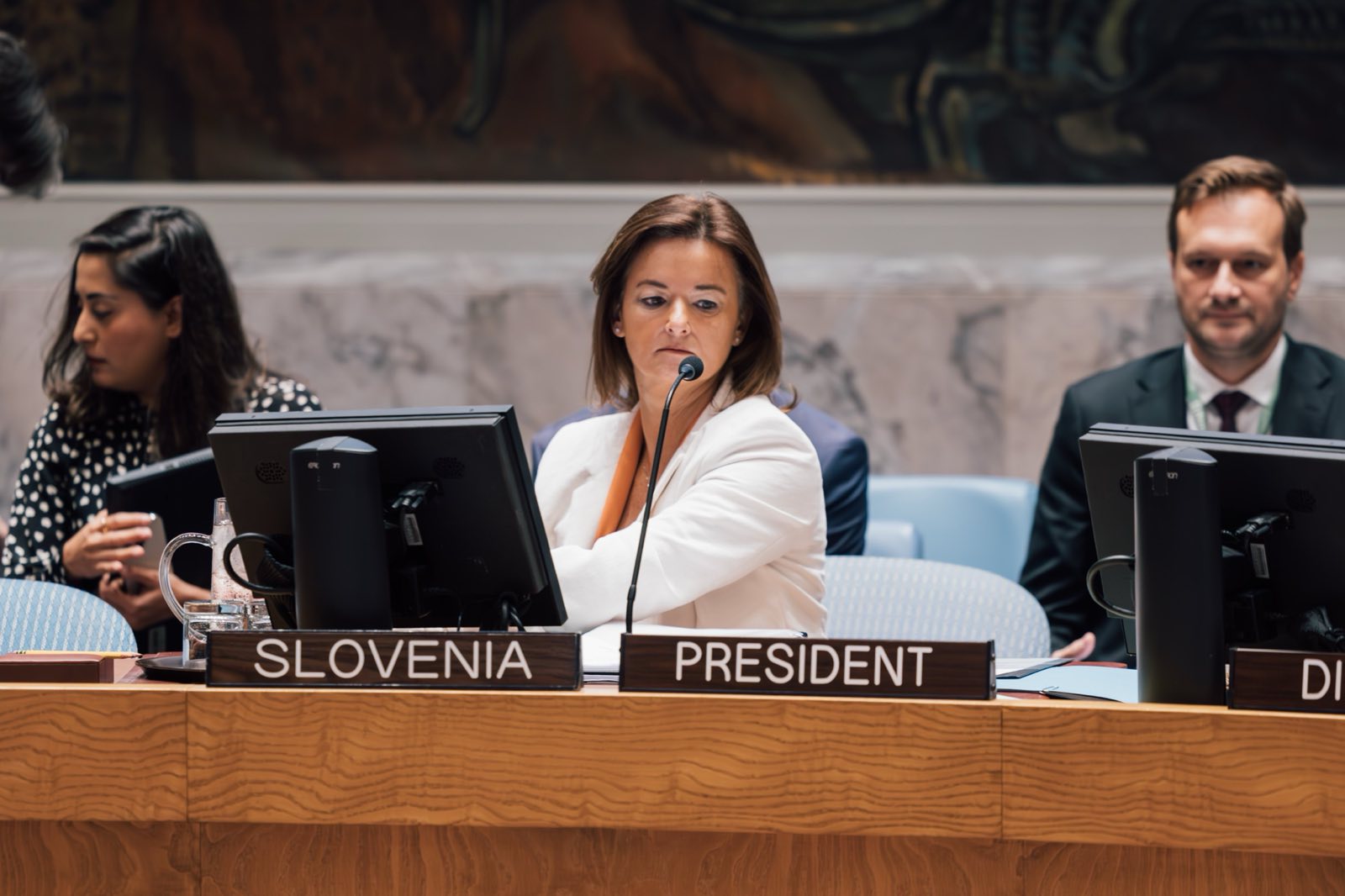Ministrica Fajon v Varnostnem svetu: Na Zahodnem bregu vre | GOV.SI Ministrica Fajon v Varnostnem svetu: Na Zahodnem bregu vre | GOV.SI