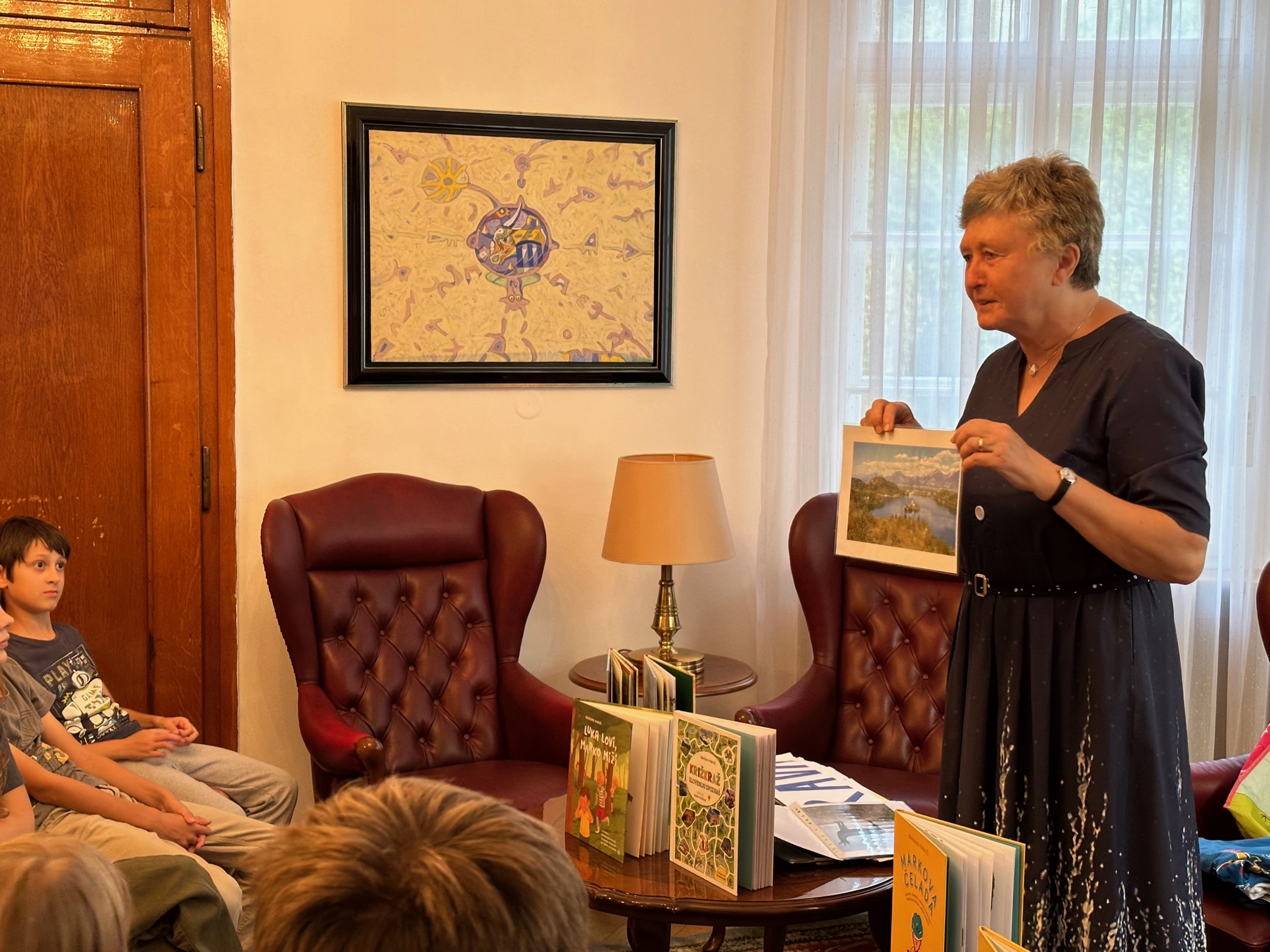 Dopolnilni pouk slovenskega jezika v Pragi s pisateljico Barbaro Hanuš ...