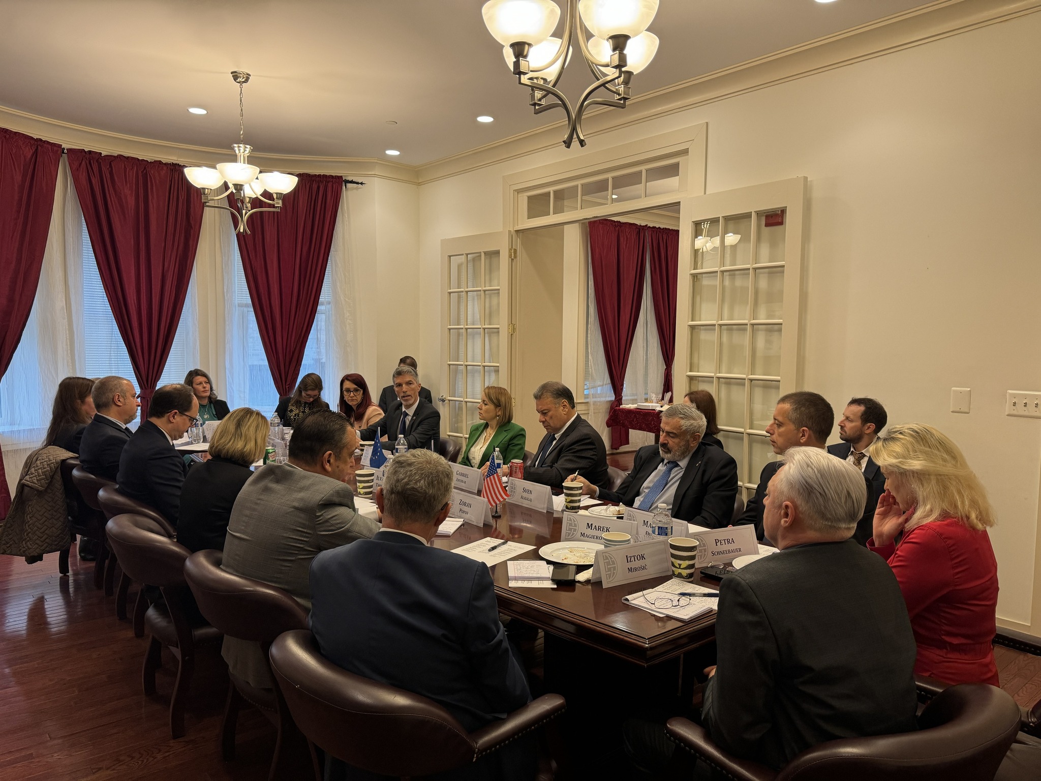 Ambassador Mirošič participated in the inaugural Western Balkan Salon ...