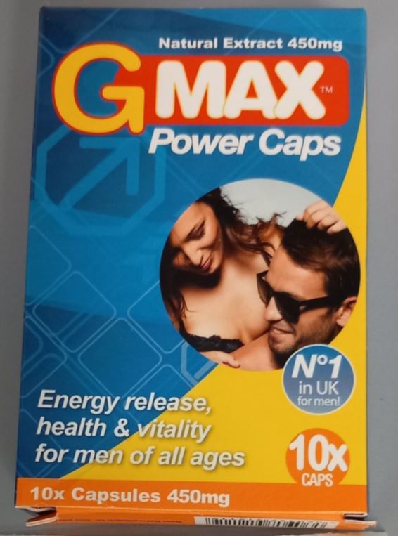 Prehransko dopolnilo G MAX Power Caps | GOV.SI