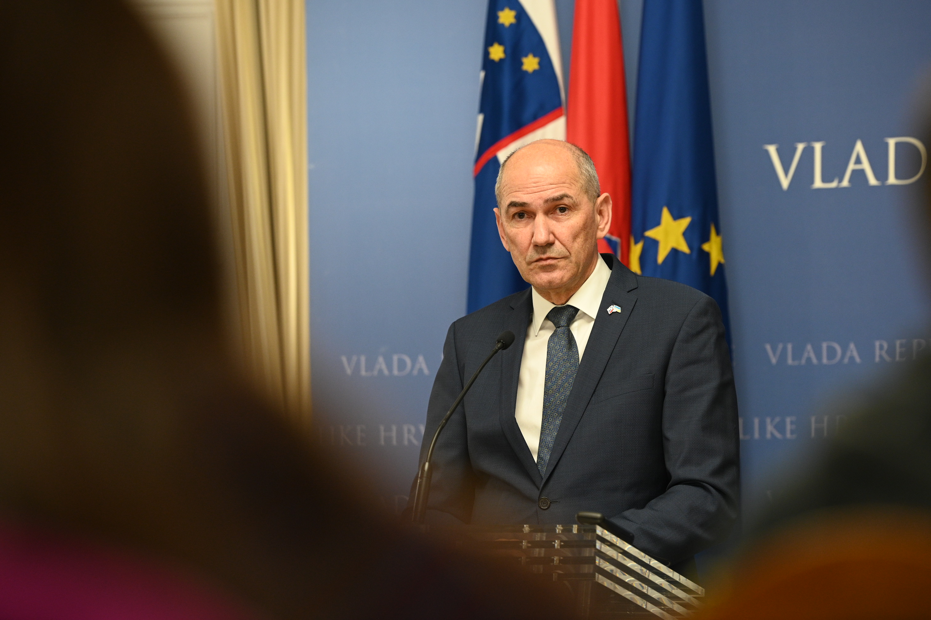 Prime Minister Janez Janša meets Croatian Prime Minister Andrej ...