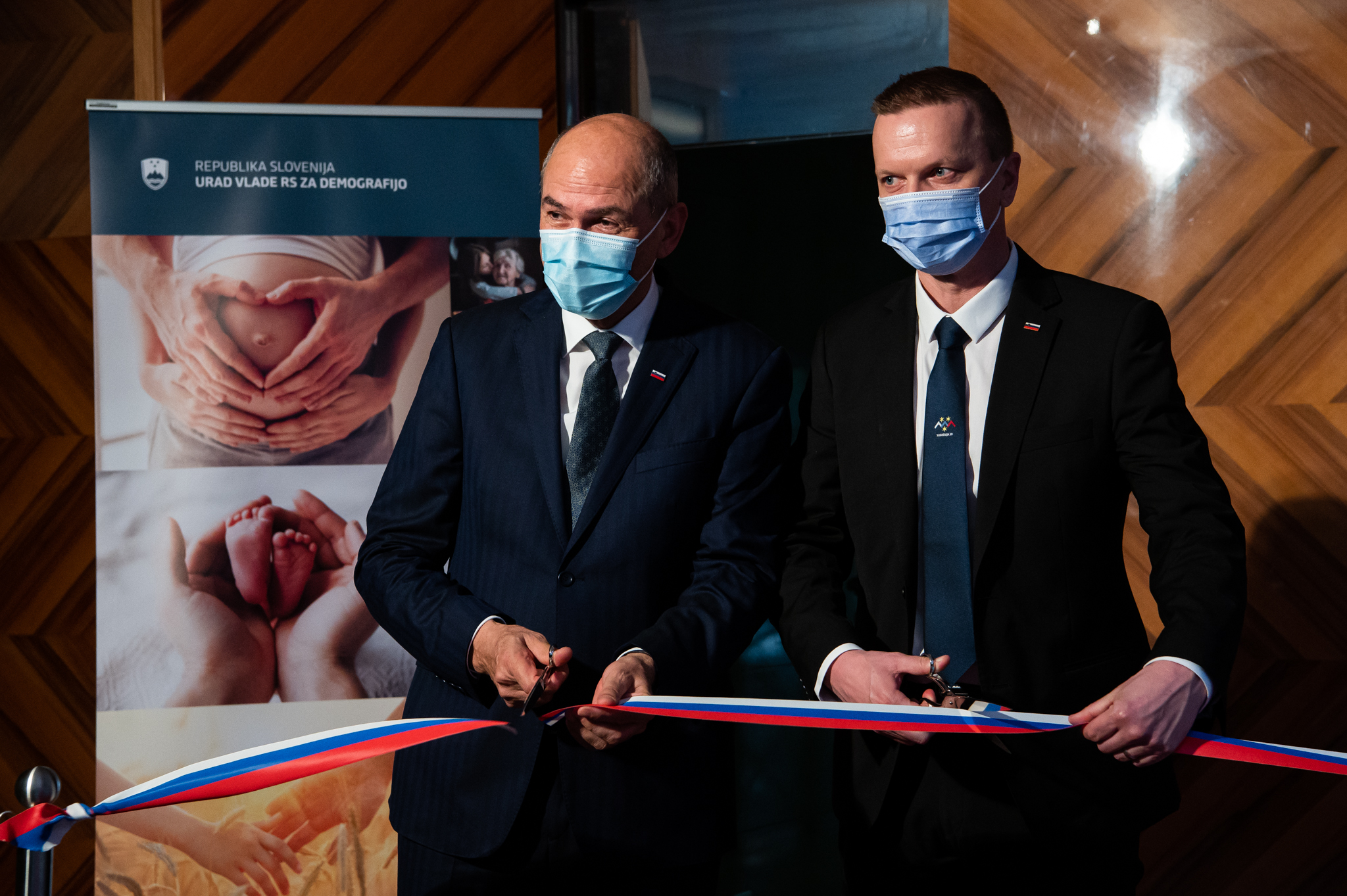 Predsednik vlade Janez Janša na otvoritveni slovesnosti Urada vlade za ...
