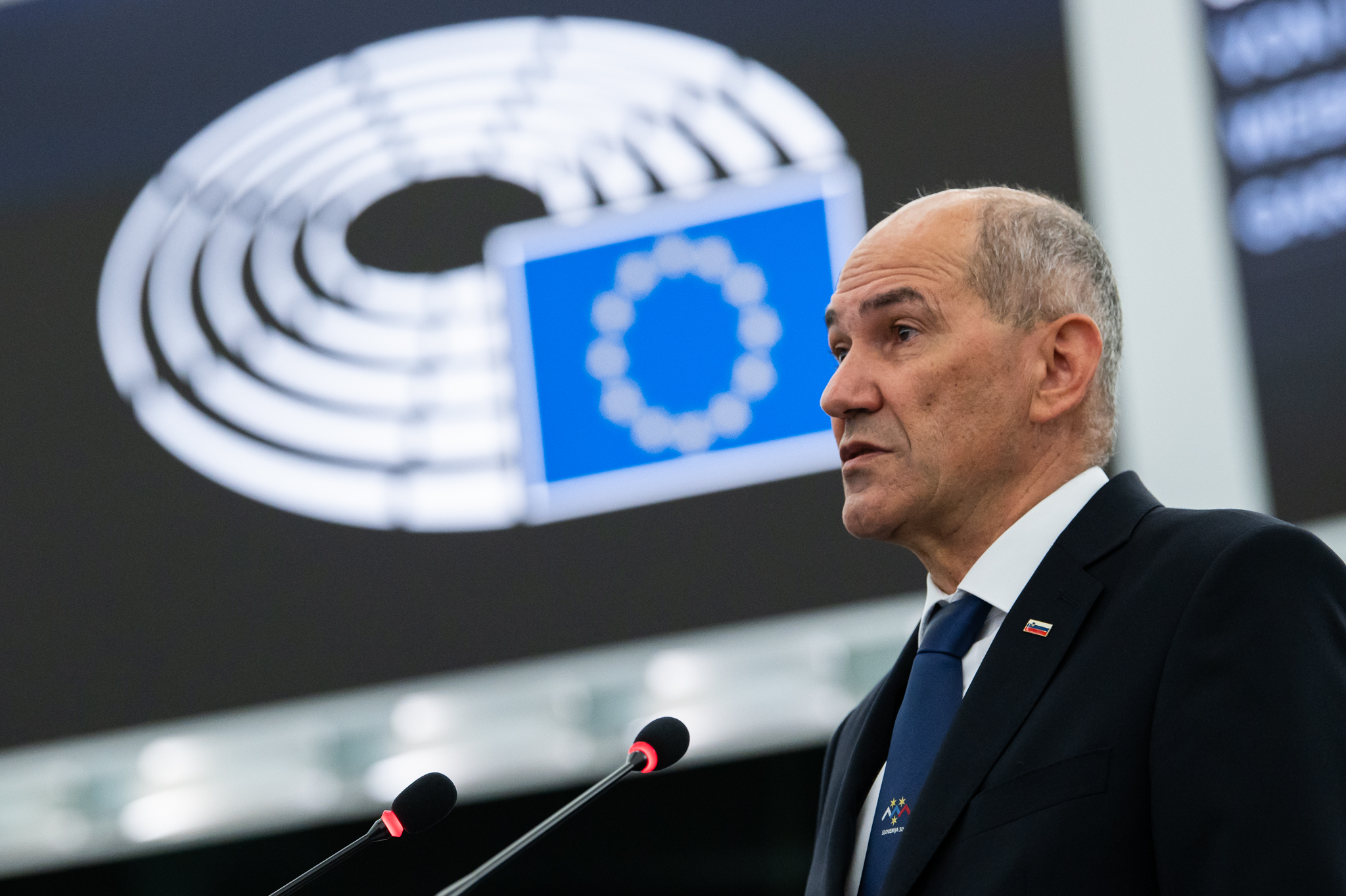 Predsednik vlade Janez Janša v Evropskem parlamentu o prednostnih ...