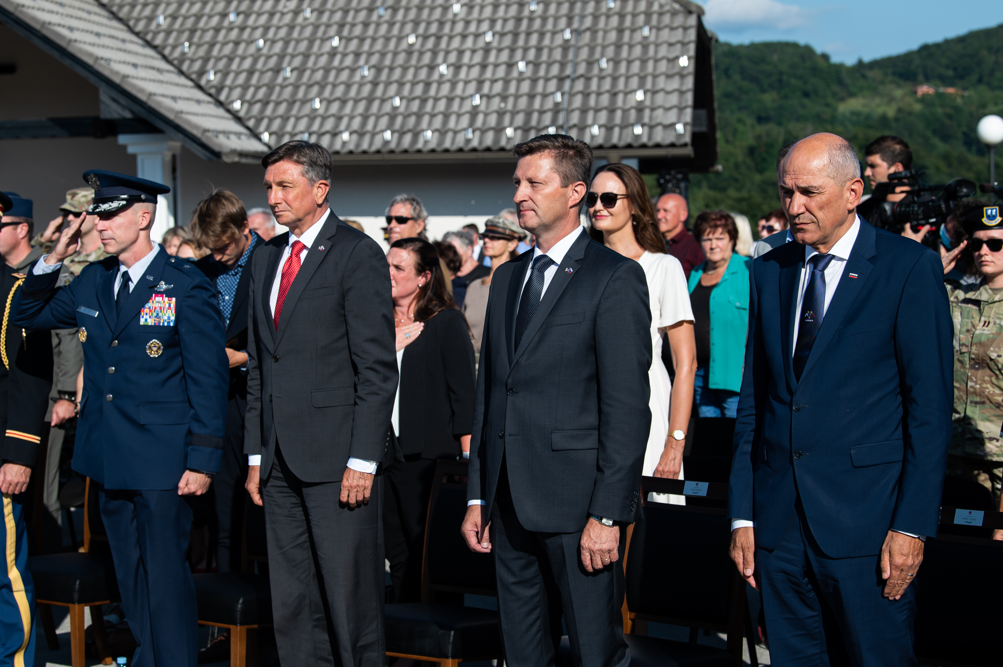 Predsednik vlade Janez Janša na spominski slovesnosti ob dnevu ...