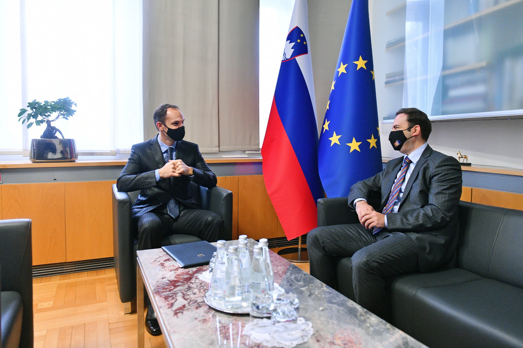 Uradni obisk ministra za zunanje zadeve Republike Severne Makedonije | GOV.SI