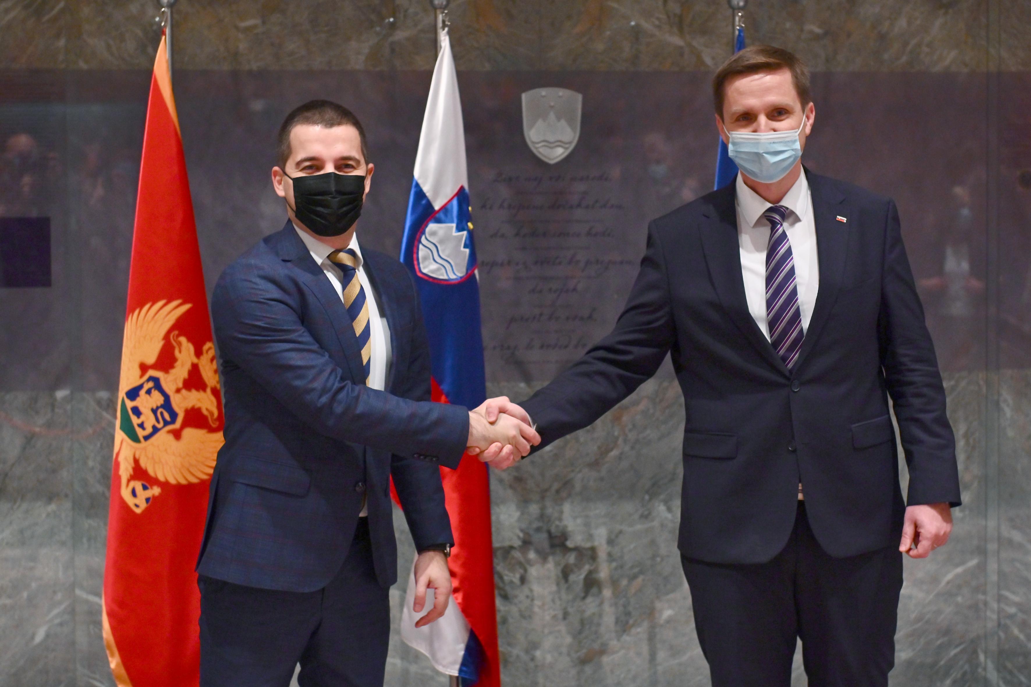 Uradni obisk predsednika Skupščine Črne gore | GOV.SI