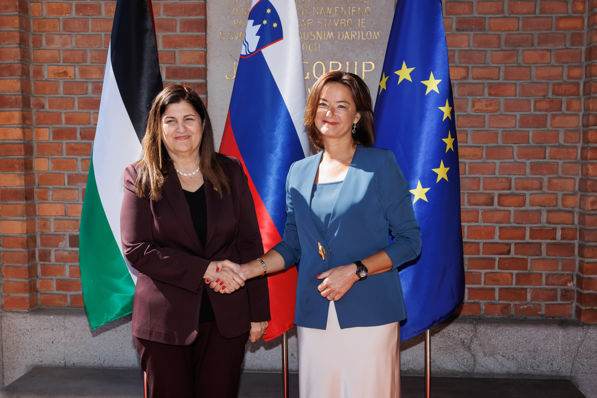 Uradni obisk ministrice za zunanje zadeve in izseljence Palestine | GOV.SI